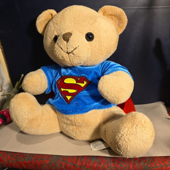 Toys | Six Flags Texas Exclusive Superman Teddy Bear Plush Stuffed ...